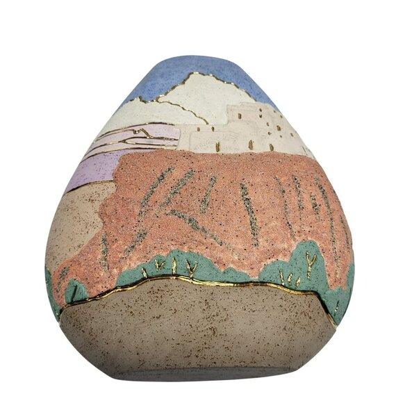 Handcrafted | Accents | Handcrafted Ceramic Southwest Desert Landscape ...